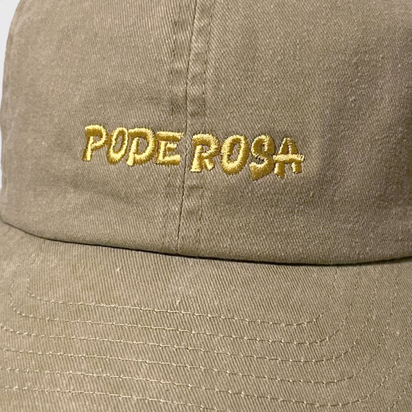 PODEROSA LOGO TWILL CAP / KHAKI – PODEROSA ONLINE STORE
